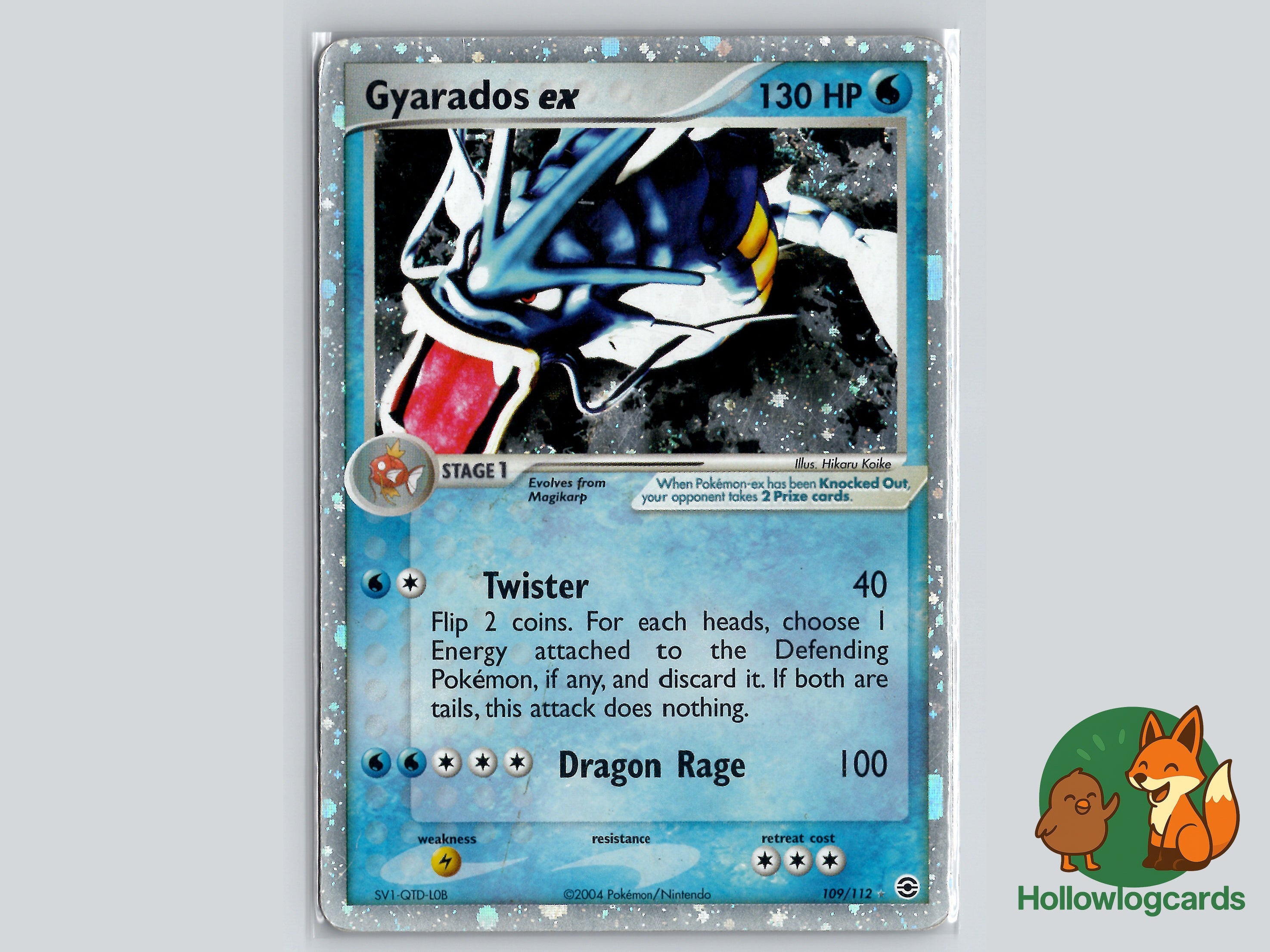 Gyarados ex - HOLO EX FireRed & LeafGreen 109/112 - MidEra - Expansion ...