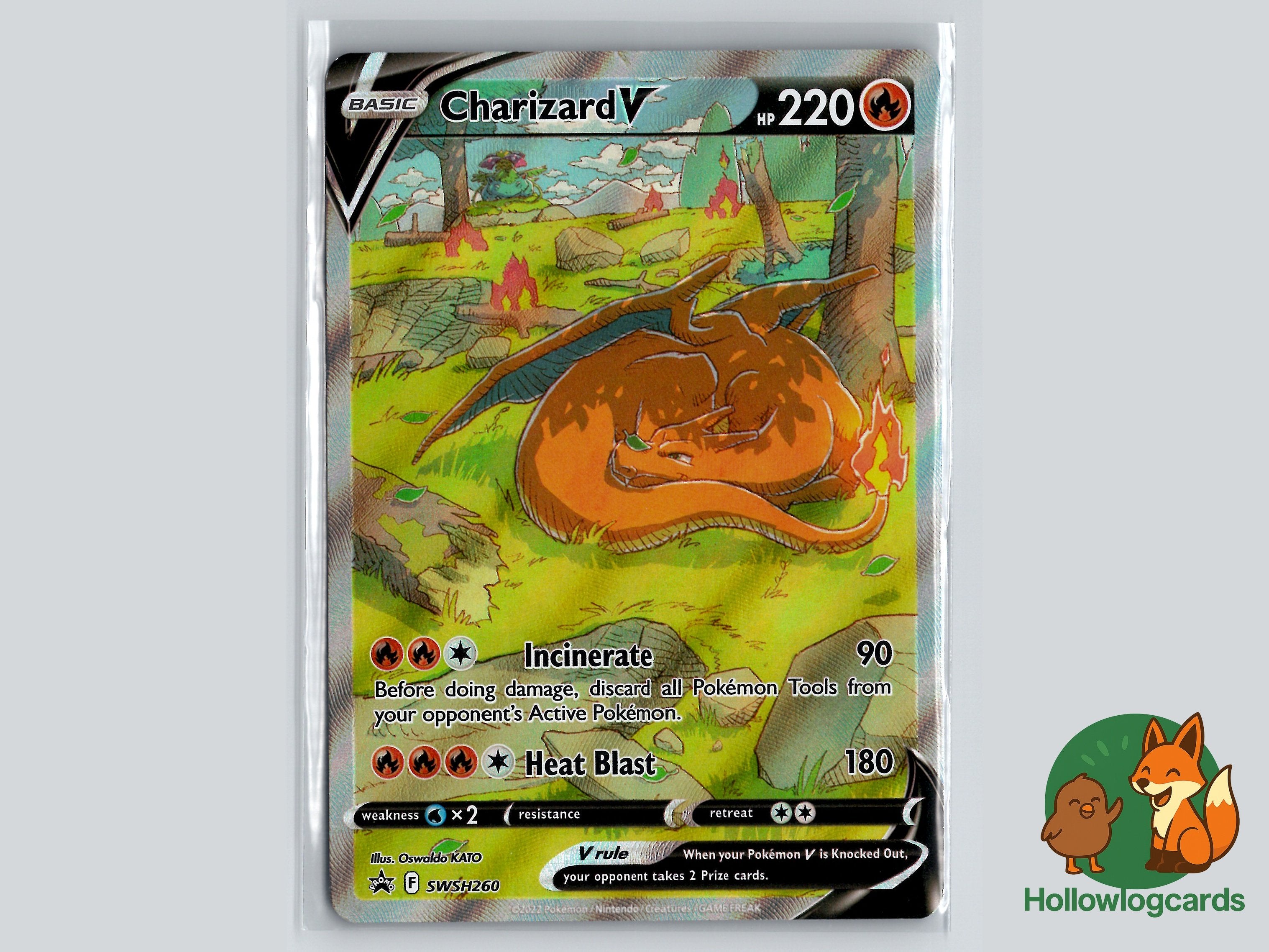 Charizard V (SWSH260) - Sword and Shield Promos - Foil/Holo - Sword an ...