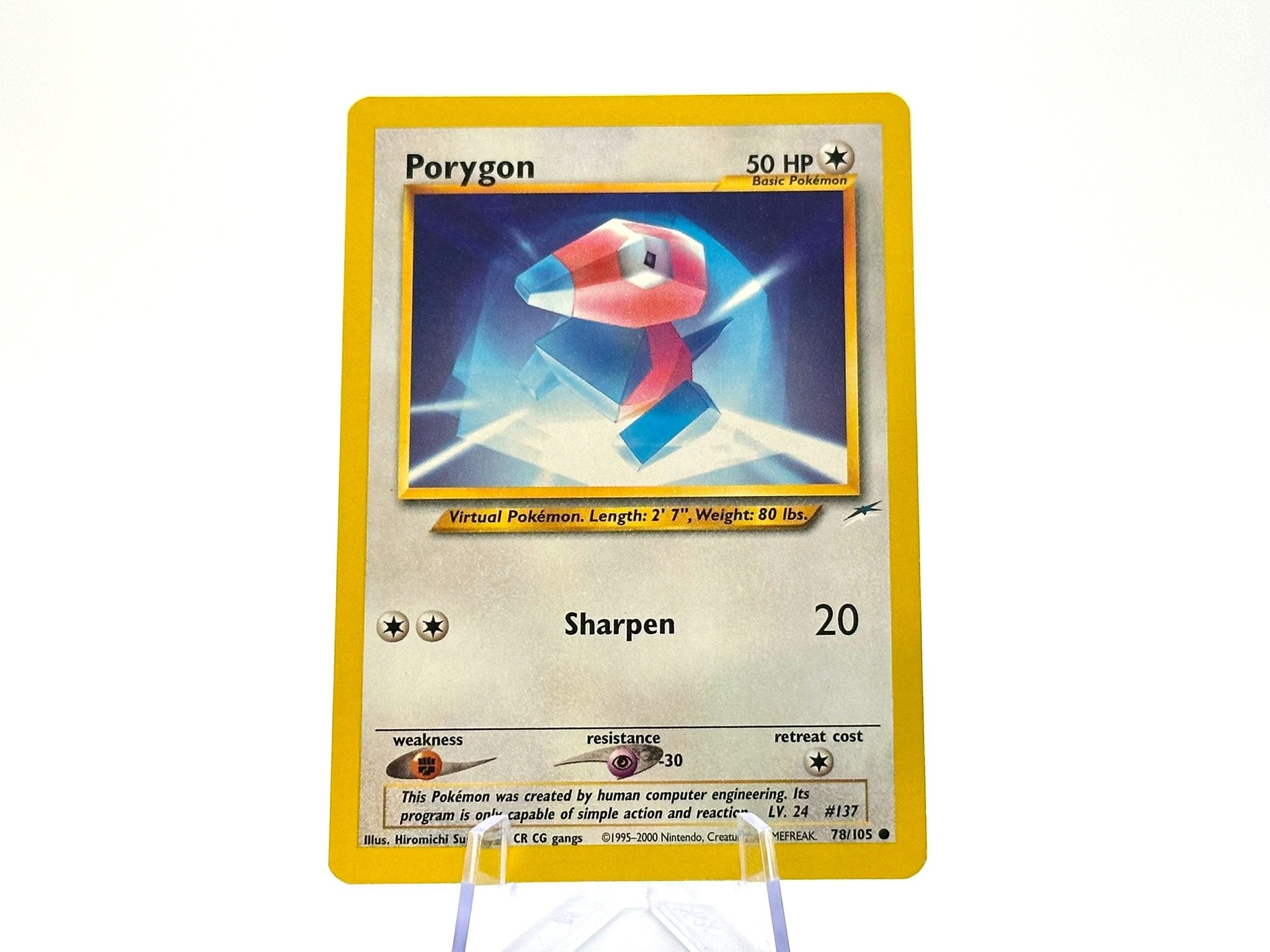 Porygon (78/105) - Neo Destiny - Neo - WOTC – Hollowlog Cards